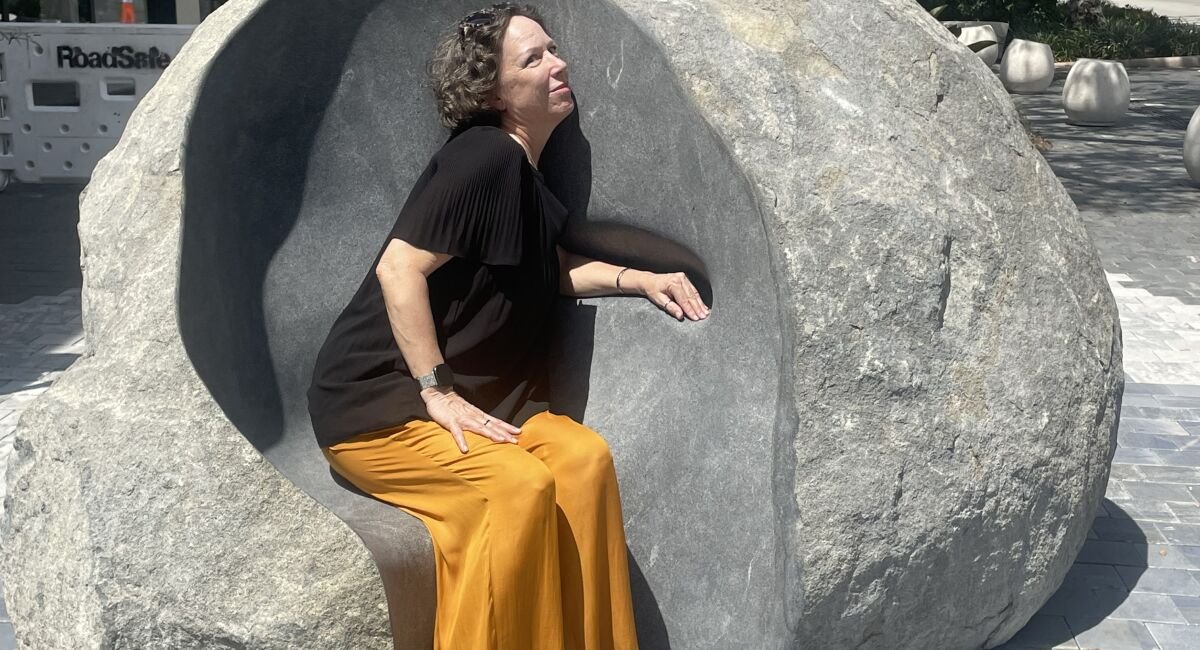 Whispering Through a Stone by Janine Antoni: Interactive Granite ...