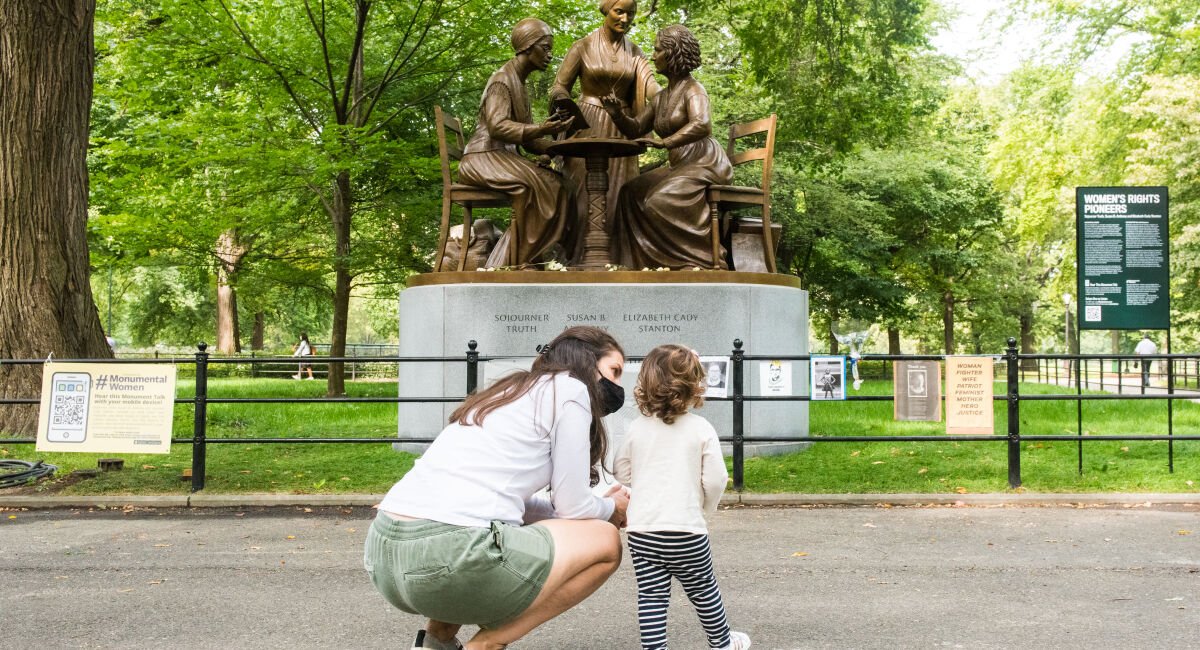 Meredith Bergmann - Women’s Rights Pioneers Monument - UAP Urban Art ...